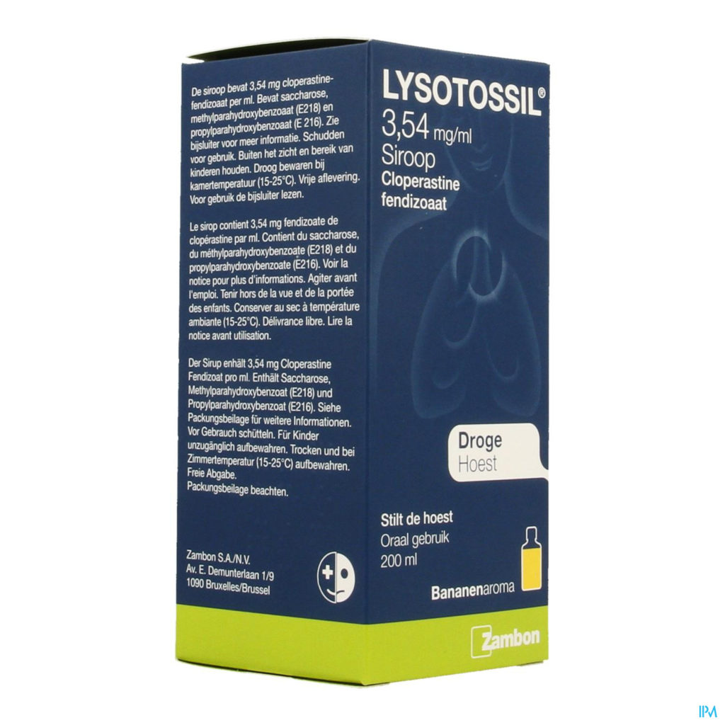 LYSOTOSSIL 0,354 G/ML SIR 200 ML – Pharmacie Online