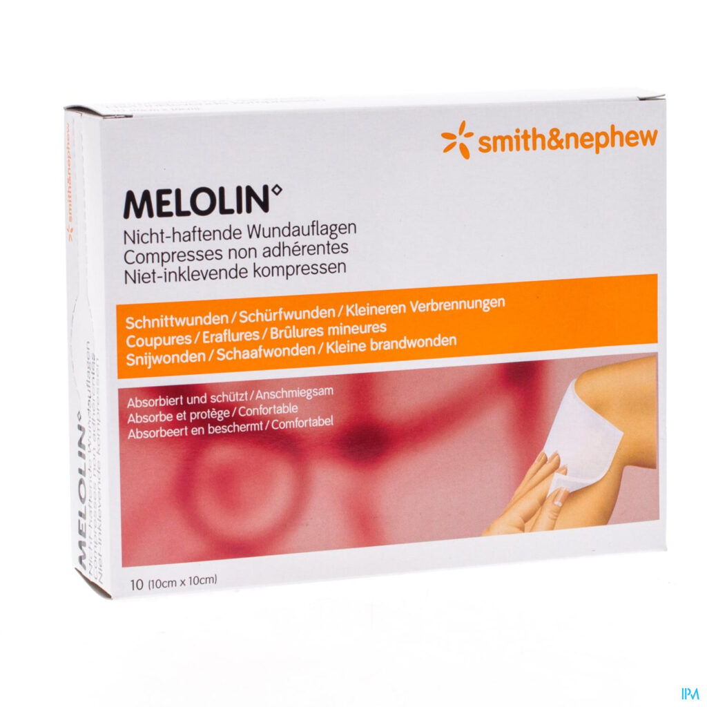 MELOLIN ST 10*10 CM 10 COMPR – Pharmacie Online