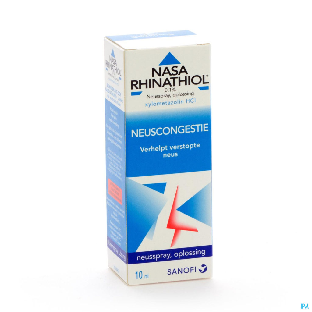 NASA RHINATHIOL 0,1% SPRAY NAS AD 10 ML – Pharmacie Online