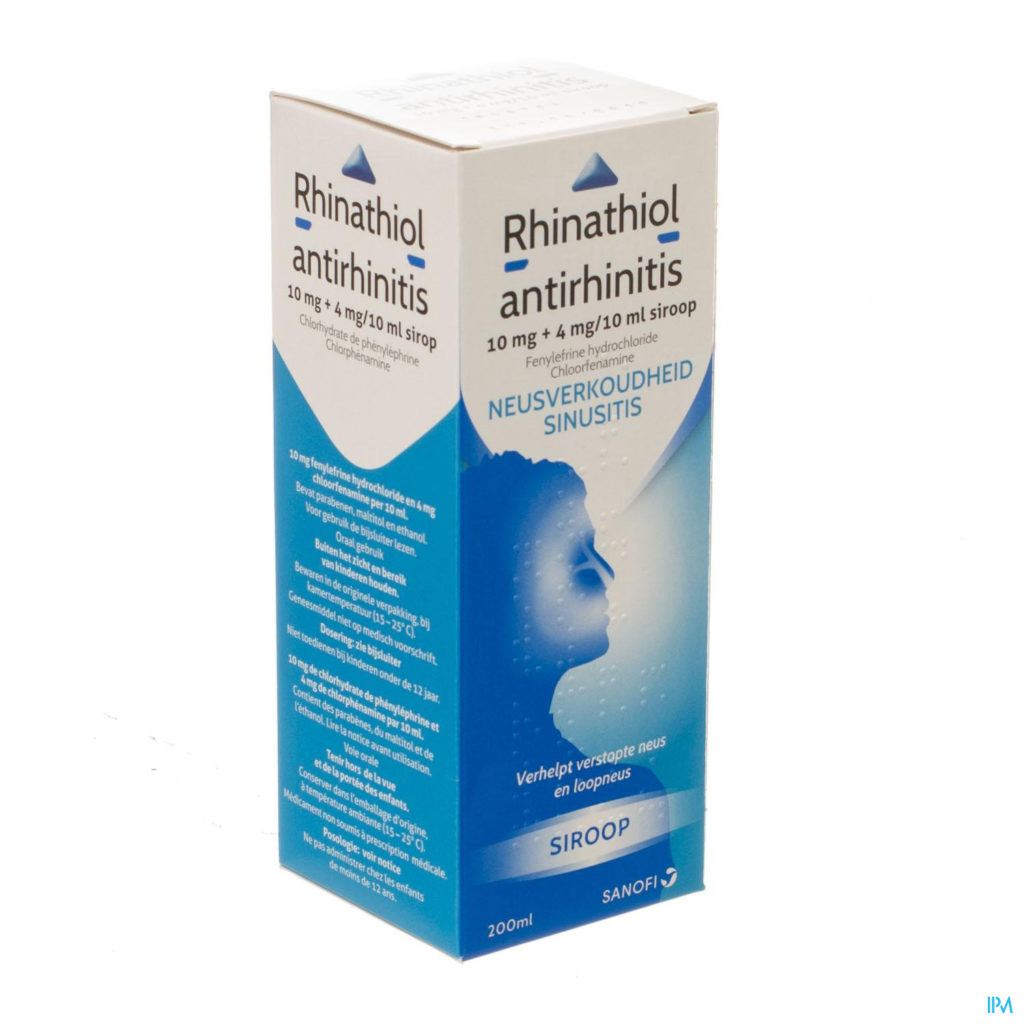 RHINATHIOL ANTIRHINITIS SIR 200 ML – Pharmacie Online