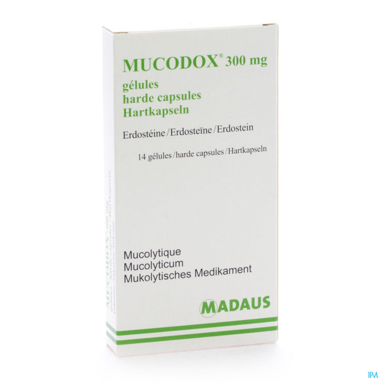 MUCODOX 300 MG 14 CAPS – Pharmacie Online