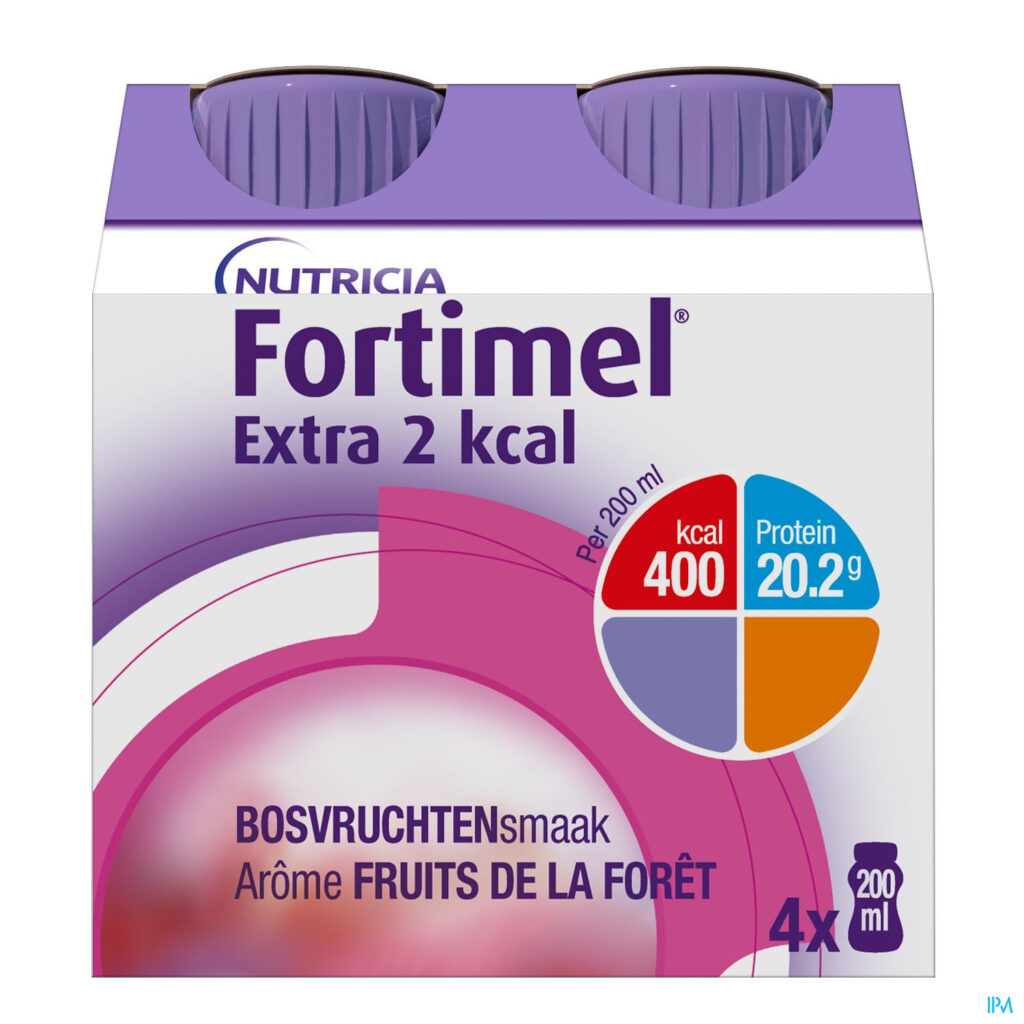 FORTIMEL EXTRA 2 KCAL FRUITS FOR 4*200ML – Pharmacie Online