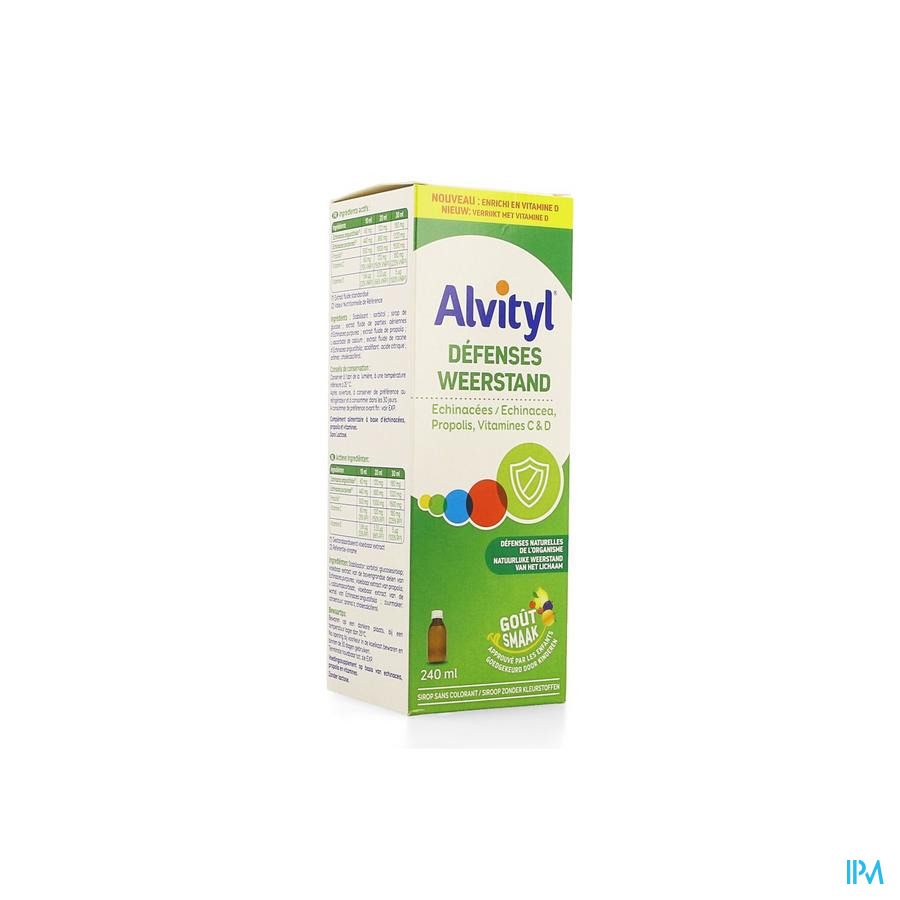 ALVITYL SIROP DEFENSE 240 ML NF – Pharmacie Online