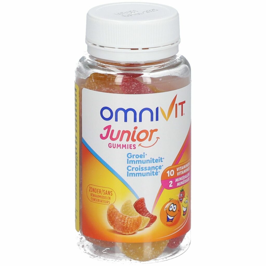 OMNIVIT JUNIOR GUMMIES 90 MG 30 GUMMIES – Pharmacie Online